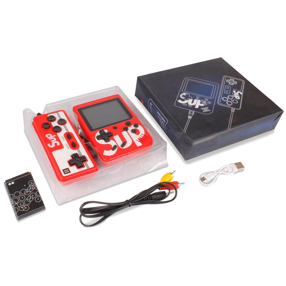 Handheld Mini SUP Game 8 Bit Retro game console in box 500 in 1 handhe ...