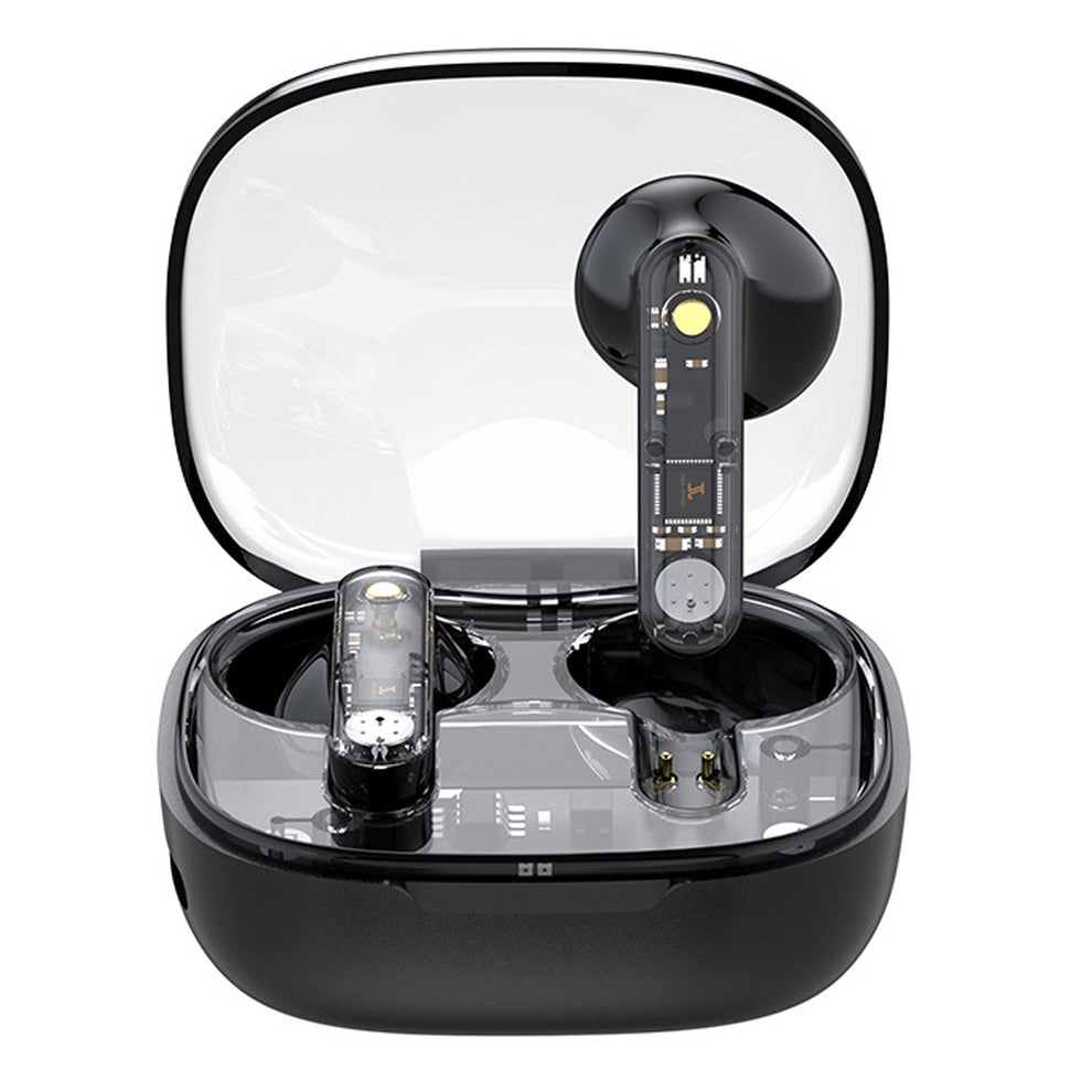 Transy Transparent Earbuds With Charging Display & Charging Case For A ...